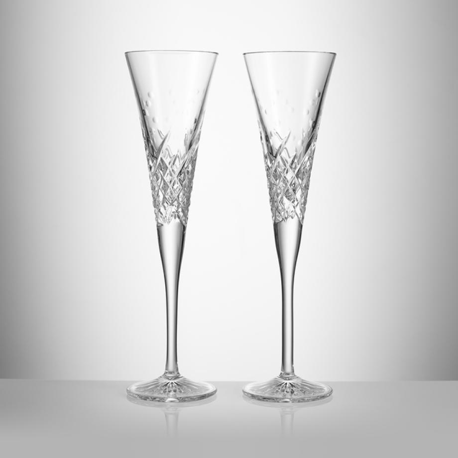 Waterford crystal wedding flutes | Honestweddingadvice.com
